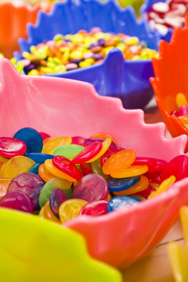 Colorful candies stock photo. Image of bowls, colours - 12323124