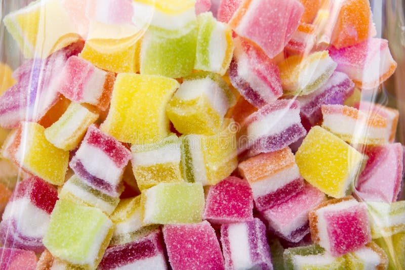 Colorful candies stock photo. Image of element, banana - 26902398