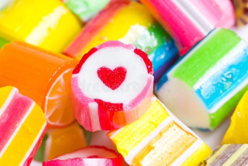 Colorful Candies. stock image. Image of holiday, orange - 34545453