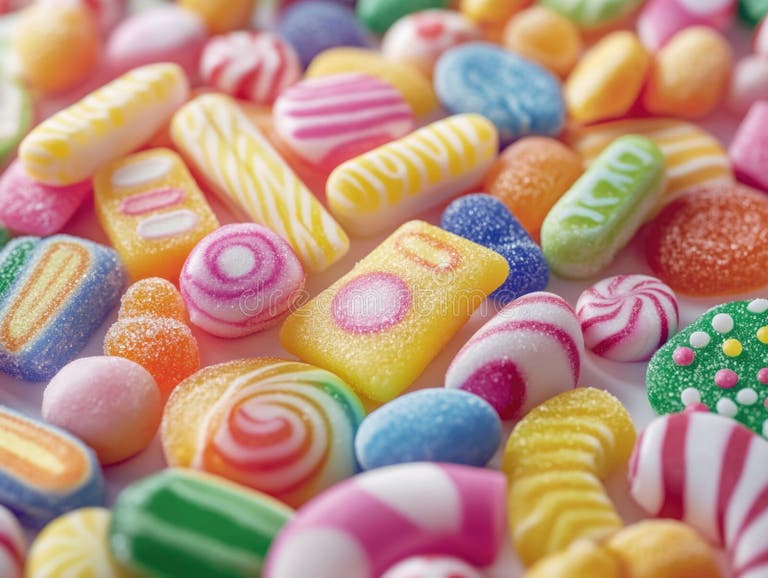 Colorful Candy Assortment stock photo. Image of childrens - 361849718