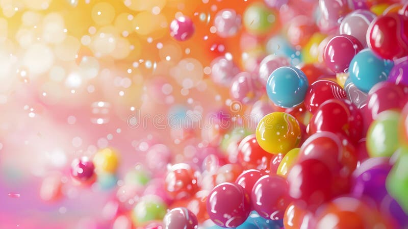 Colorful Candy Background with a Variety of Sweets and Treats. Stock ...