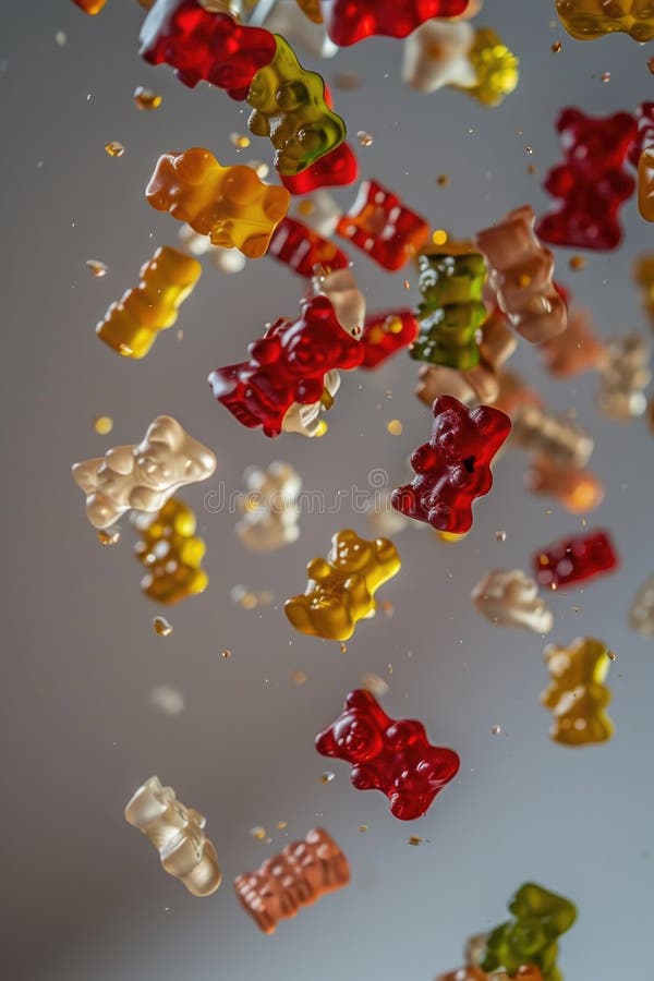 Colorful Candy Cascade stock image. Image of treats - 371357731