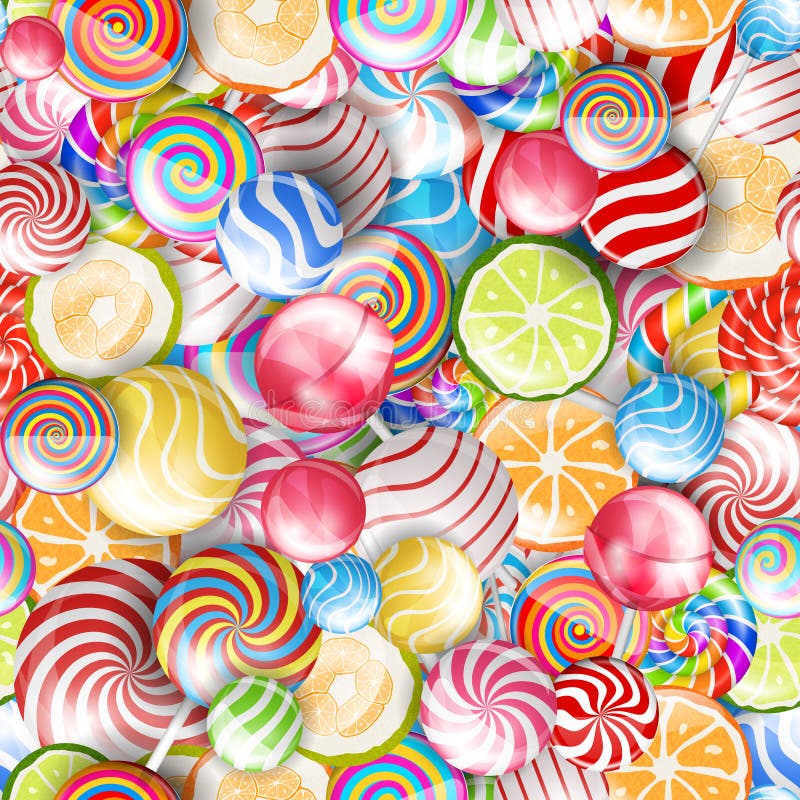 Candy Cane Sweet Spiral Abstract Background Stock Vector - Illustration ...