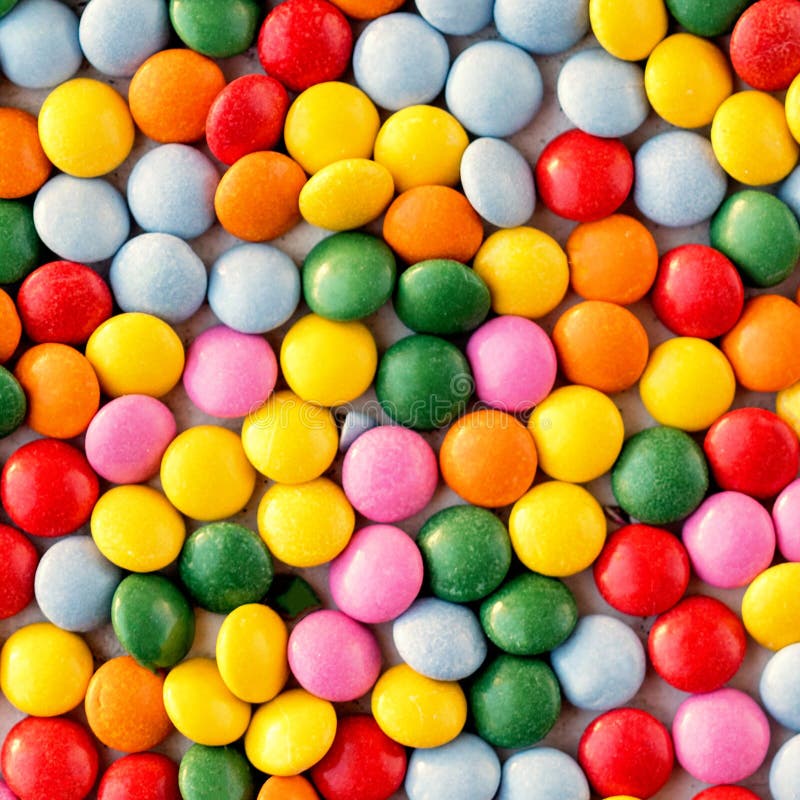 Colorful Candy Sprinkles Isolated on White Background Stock Image ...