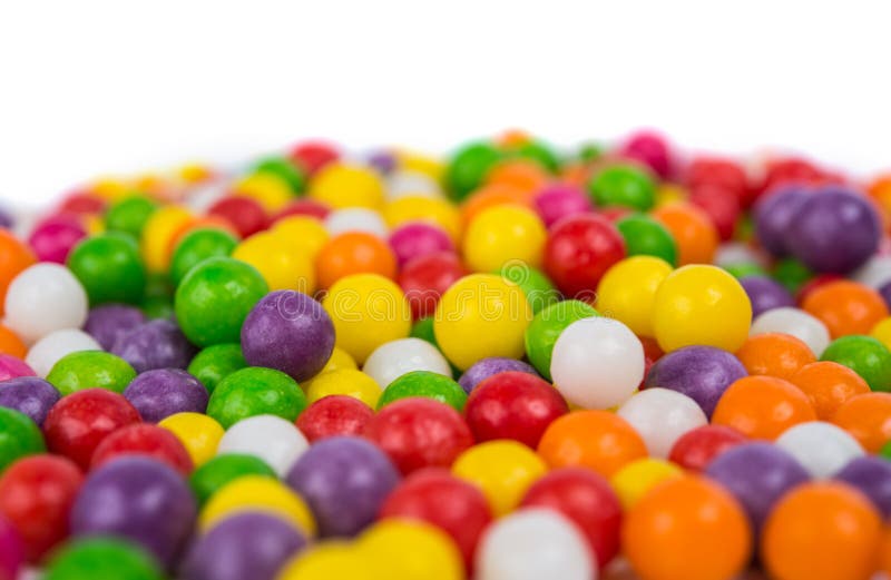 Colorful candy peas stock image. Image of drop, orange - 28733503