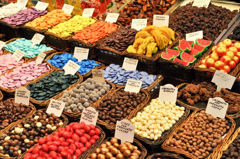 Colorful Candy for Sale stock photo. Image of spain, sweets - 15675192