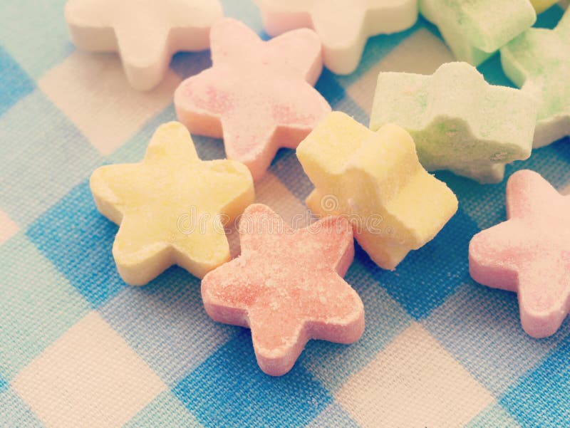 Colorful Candy Stars Old Retro Vintage Stock Photo - Image of symbol ...