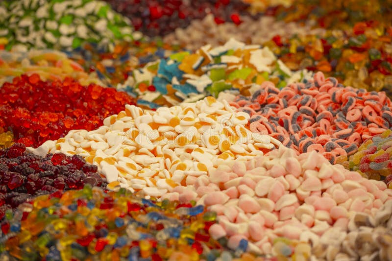 Colorful Candy World: a Feast of Colorful Candies Stock Photo - Image ...