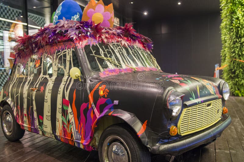 Colorful Car in Department Store Editorial Stock Image - Image of ...