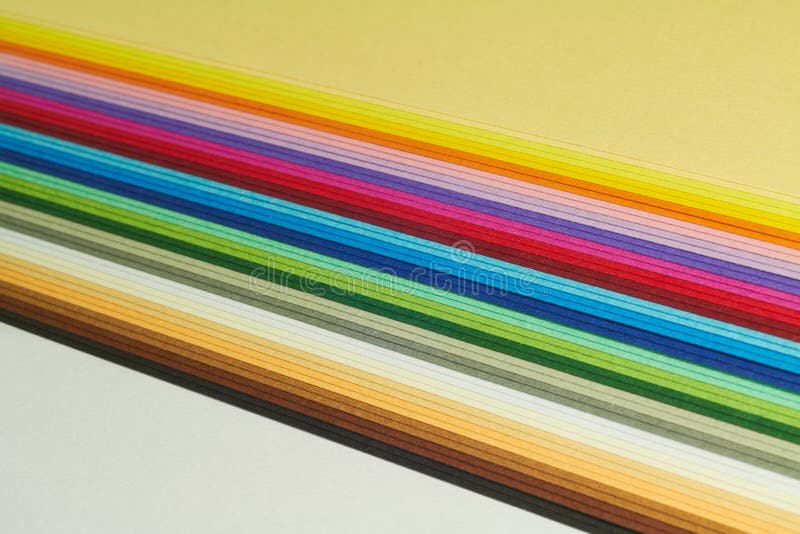 Colorful cardboard stock photo. Image of stairs, rainbow - 31069038