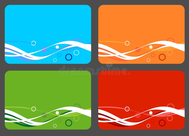 Sample Credit and Gift Cards Stock Illustration - Illustration of ...