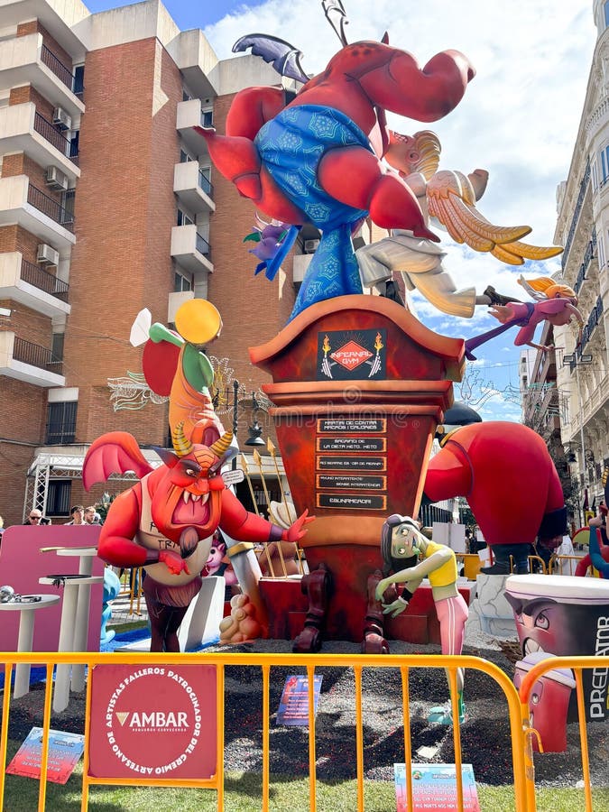 Colorful Carnival Float Featuring Whimsical Characters and Vibrant ...