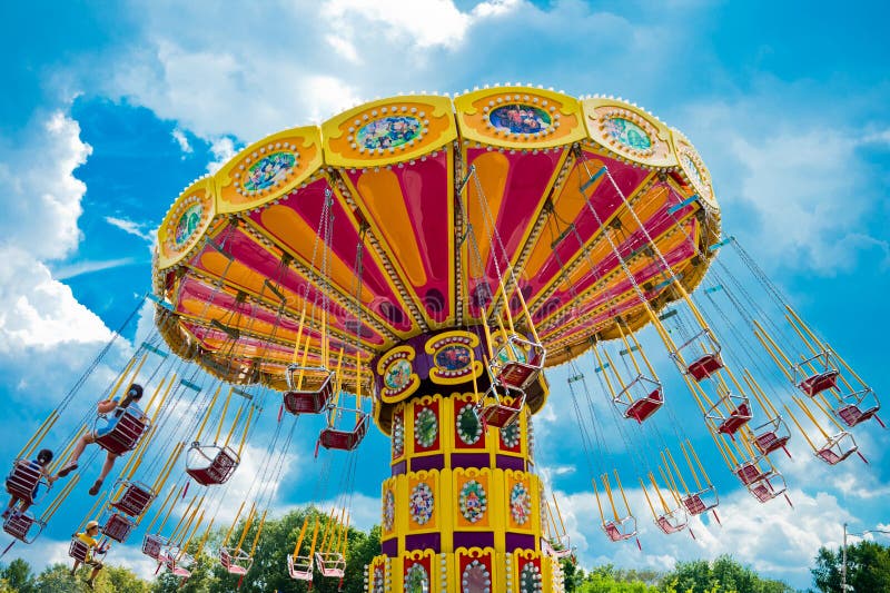Colorful carousel stock photo. Image of fair, carnival - 5591734