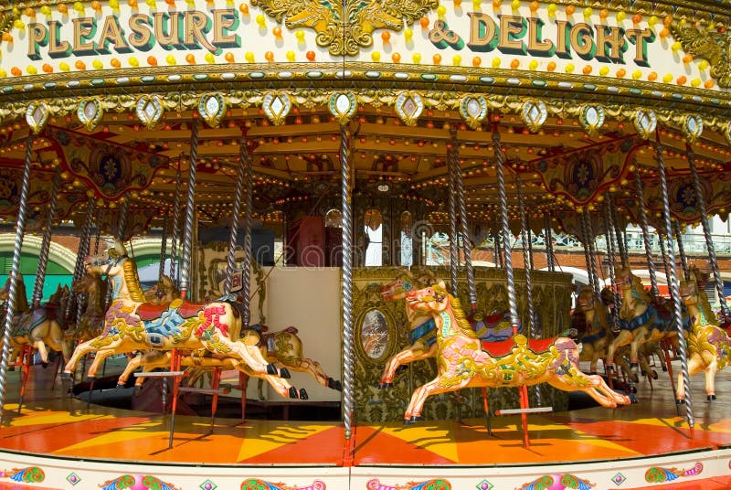 Colorful carousel stock photo. Image of fair, carnival - 5591734