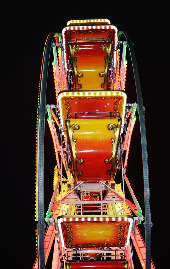 Colorful Carousel Train in the Air Stock Photo - Image of carousel ...