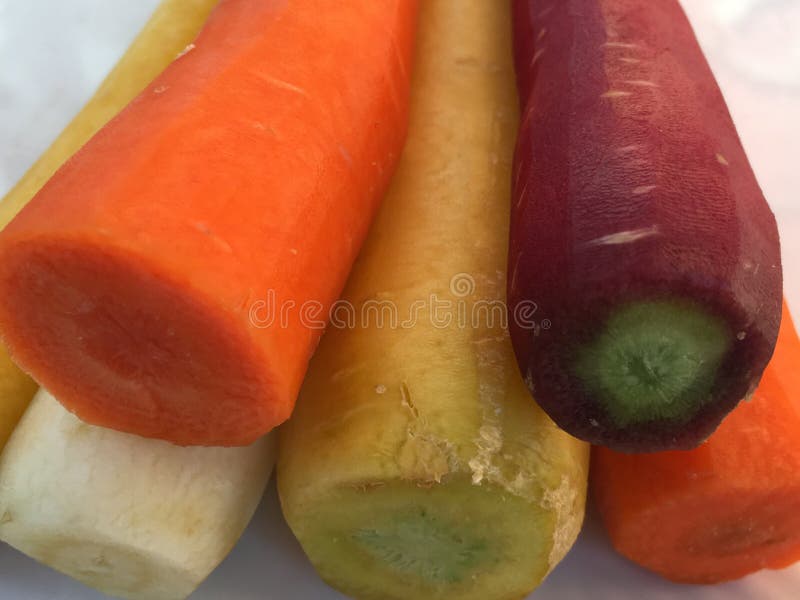 Colorful carrots stock photo. Image of uncut, multicoloured - 88789258