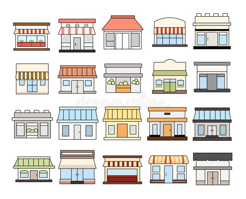 Cartoon Store Stock Illustrations – 155,154 Cartoon Store Stock ...