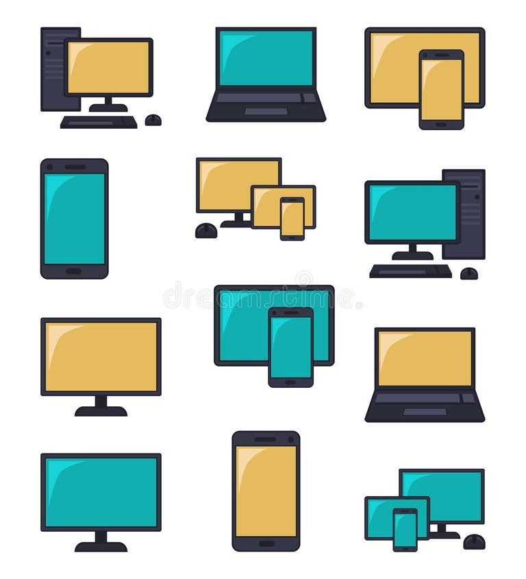 Multi Device Platform Icon Stock Illustrations – 210 Multi Device Platform Icon Stock ...