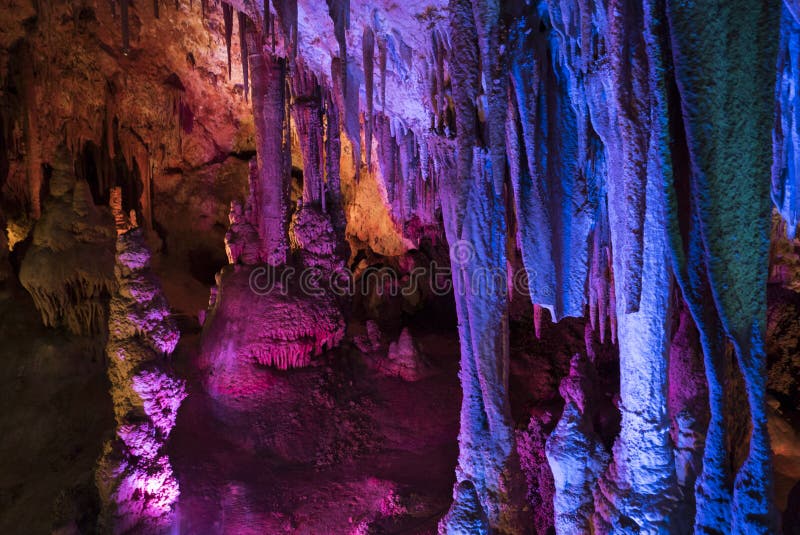 Colorful cave stock photo. Image of abstract, background - 86259184