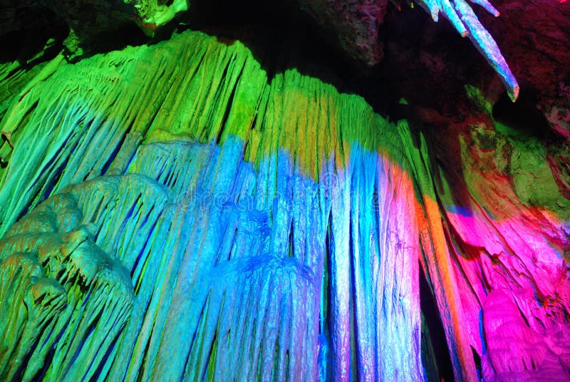 Colorful Cave stock image. Image of cave, colorful, asia - 39649125