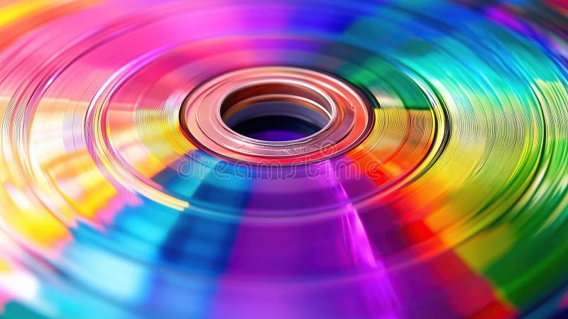 Colorful CD stock photo. Image of blue, pattern, sunbeam - 330815960