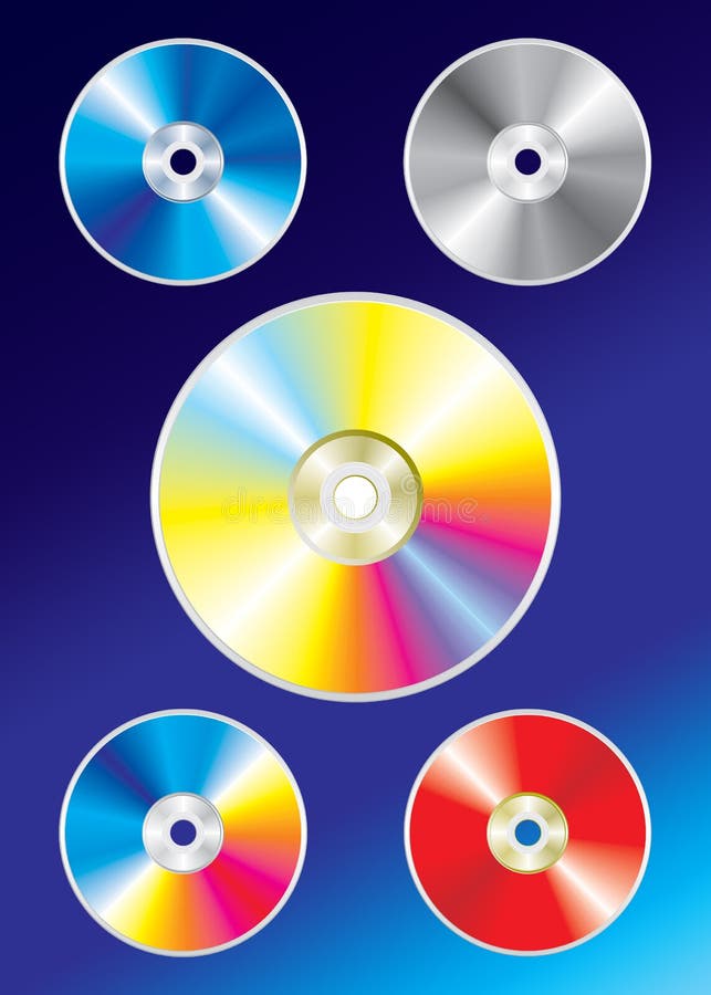 Different Color Cds Stock Illustrations – 3 Different Color Cds Stock ...