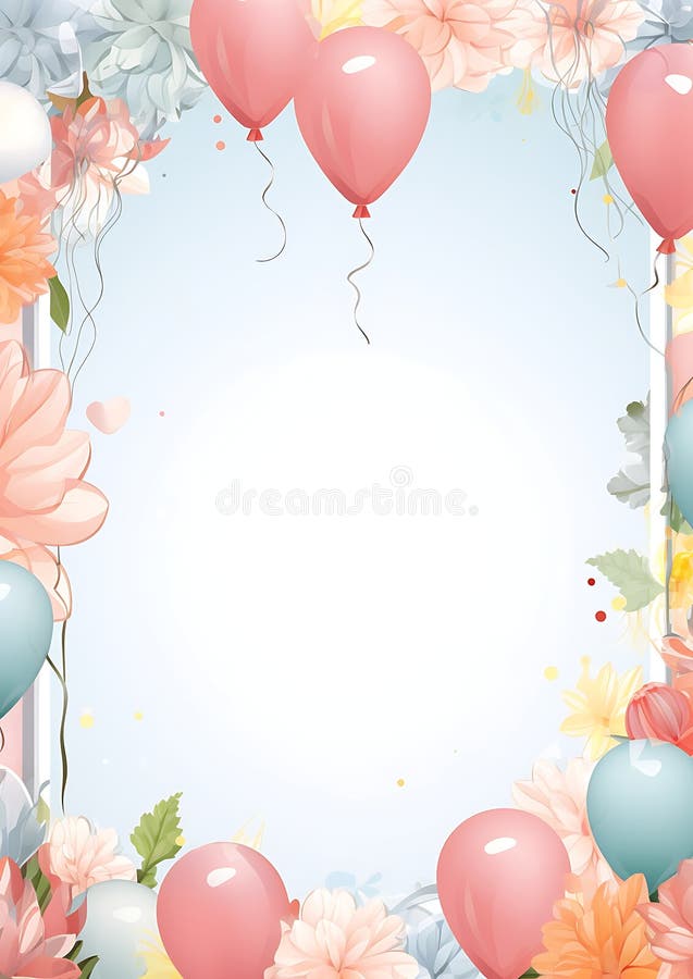 Colorful Celebration Frames Stock Illustration - Illustration of ...