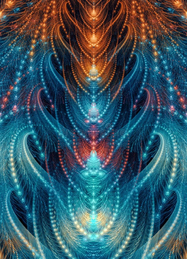 Colorful celestial spine stock illustration. Illustration of blue ...