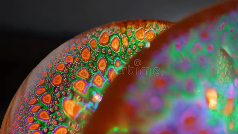 Colorful Cells Dividing and Multiplying, Forming an Organic Pattern ...