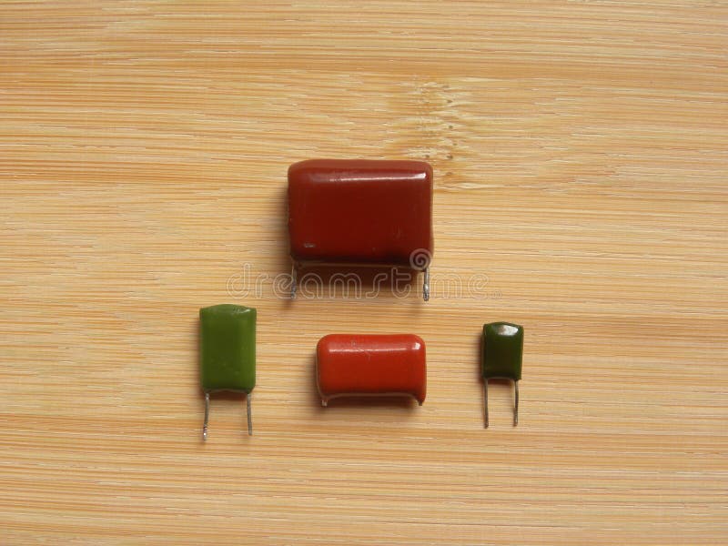 Colorful Ceramic Capacitors Stock Photo - Image of color, circuit ...