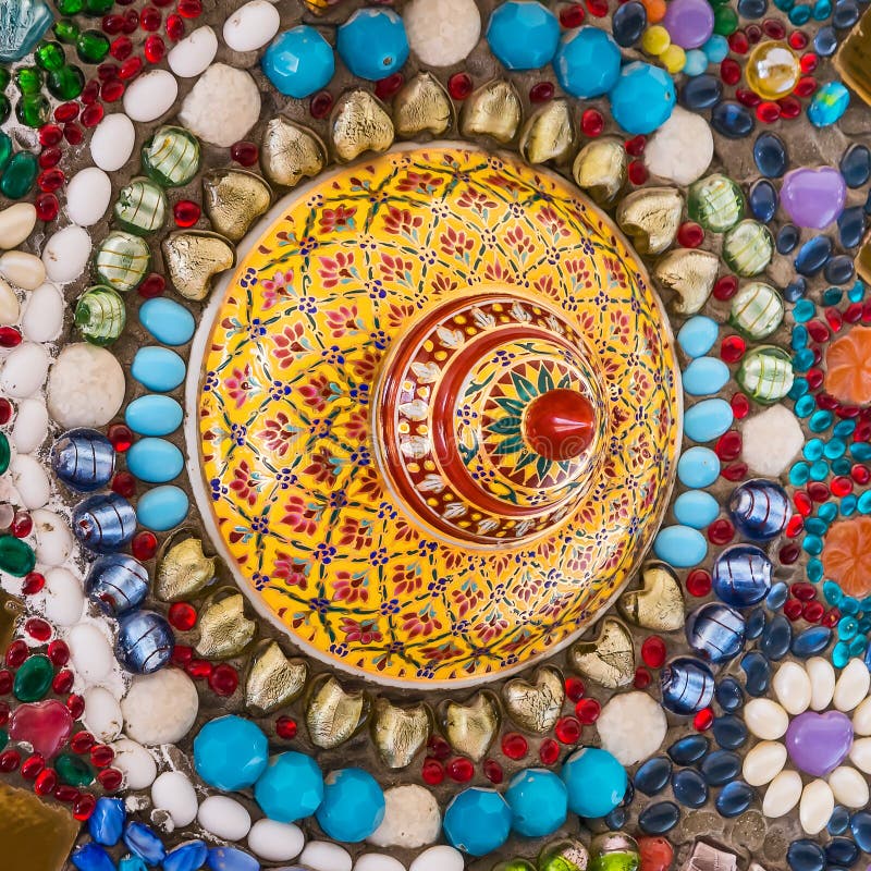 Close up ceramic. stock photo. Image of decorative, colored - 115348748