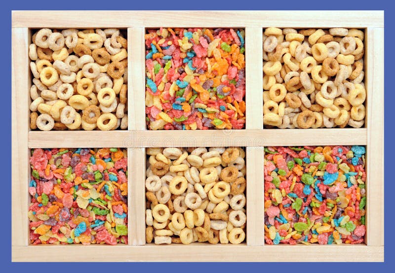 Colorful cereals stock photo. Image of purple, healthy - 28091632