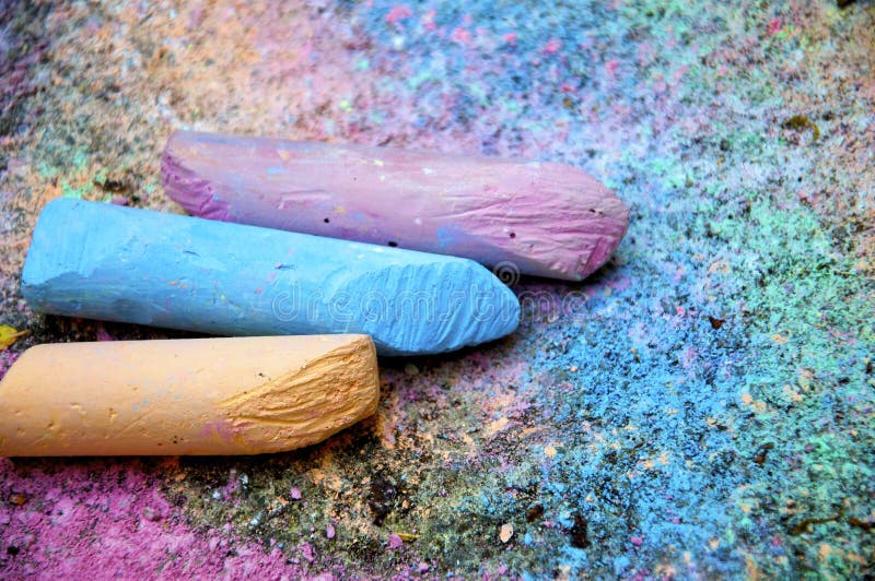 Colorful Chalk Pastels - Education, Arts,creative, Back To School Stock ...