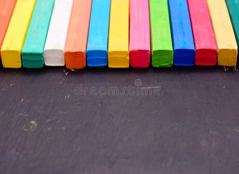 Colorful chalk stock photo. Image of chalk, lesson, green - 36354716