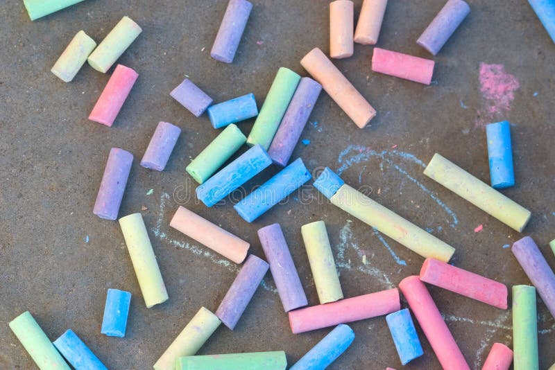 Colorful chalk drawing stock photo. Image of design, background - 39327304