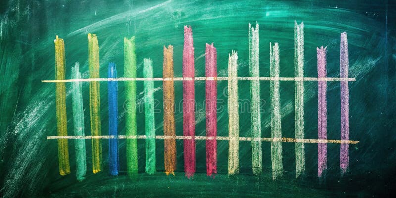 Colorful Chalk Tally Chart on a Blackboard a Simple and Effective ...