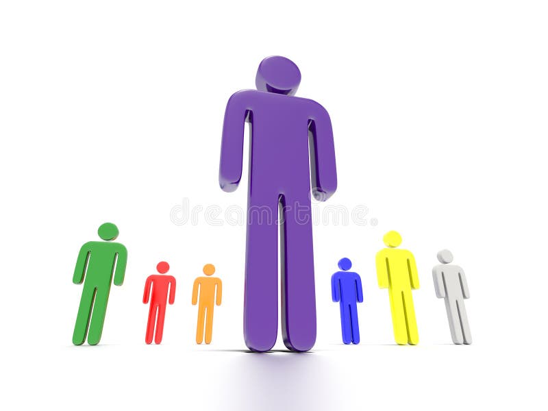 Colorful Characters stock illustration. Illustration of partnership ...