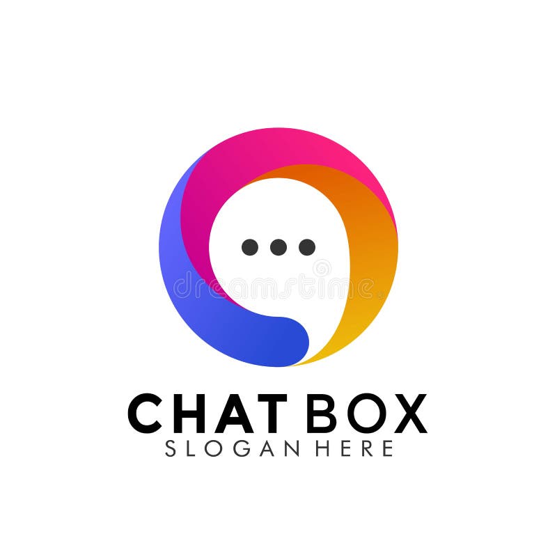 Colorful Chat Box Logo Design. Creative Idea Logos Designs Vector ...