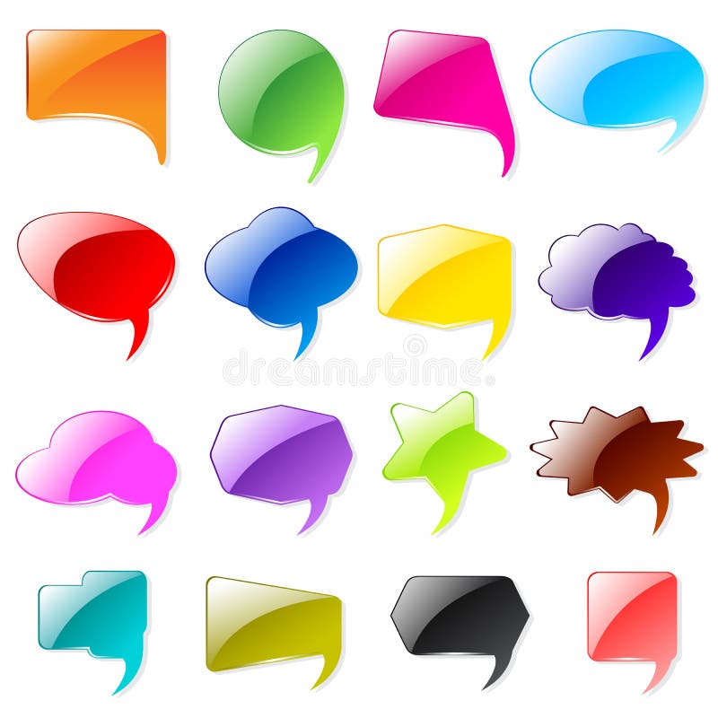 3d Chat Bubble stock vector. Illustration of blog, graphic - 28876903
