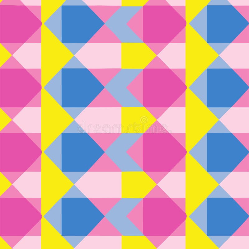 Colorful Check Pink Pattern Vector Background Style Stock Vector ...