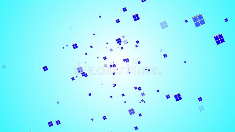 Colorful Checkered Background with Moving Rotating and Floating ...