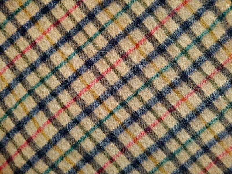 Colorful Checkered Fabric Background of Texture Stock Photo - Image of ...