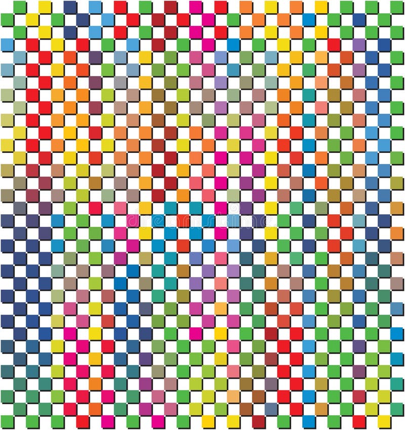 Colorful Checkered Squares Vector Seamless Background Pattern Texture ...