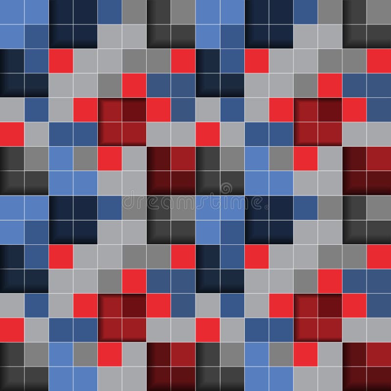 Colorful Checkered Template Design Stock Vector - Illustration of ...