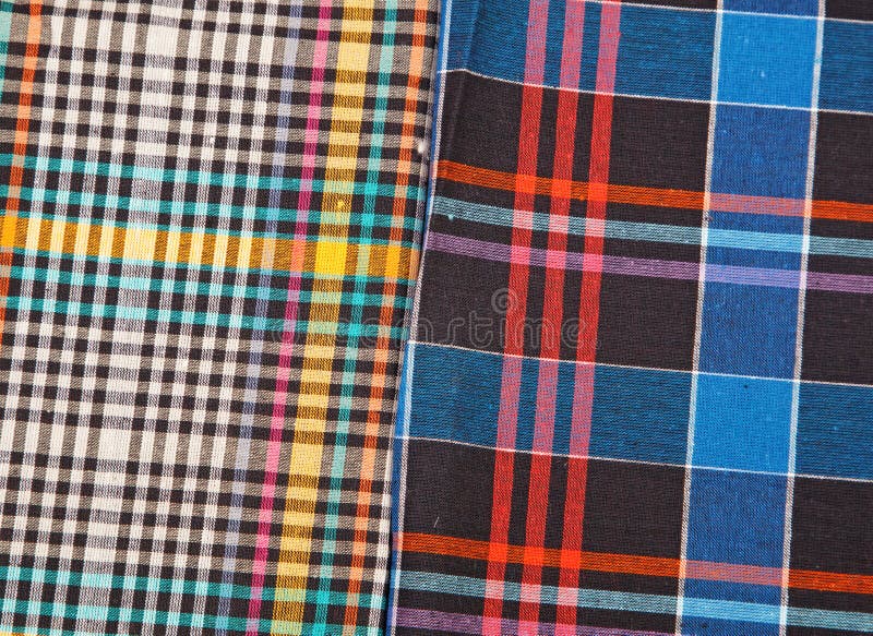 Colorful Checkered Texture Background Stock Image - Image of culture ...