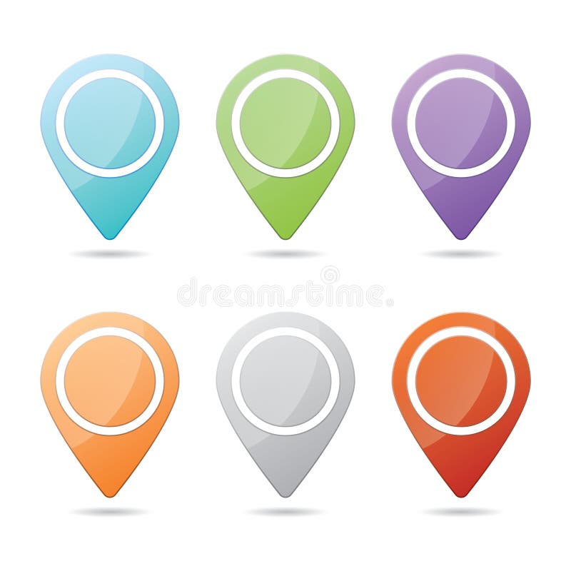 Checkpoint Icon in Neon Style. Signs and Symbols Can Be Used for Web ...