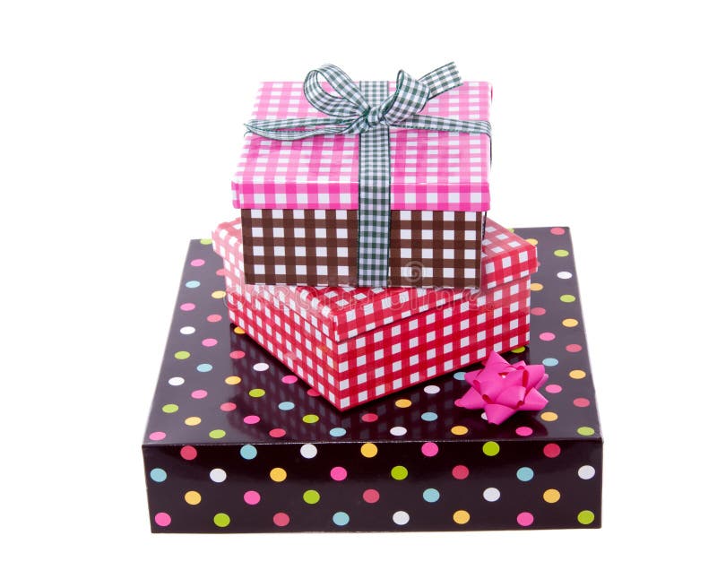 Two gift boxes stock photo. Image of packaging, birthday - 6235532