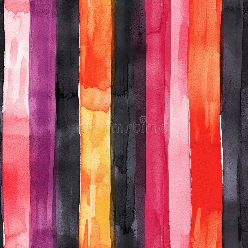 Colorful and Cheerful Striped Pattern with Bright Hues and Playful ...