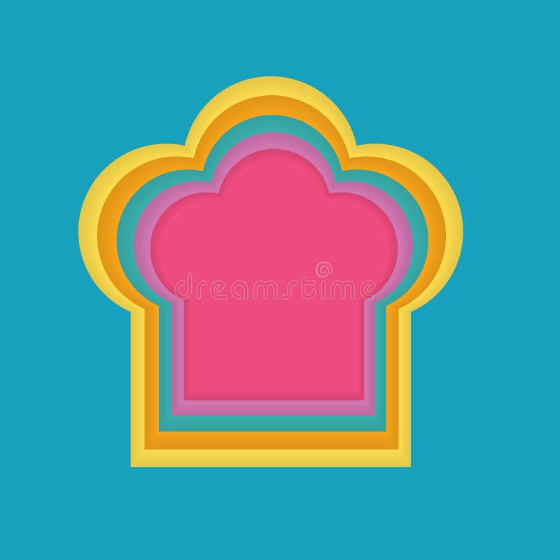 Colorful chef hat stock vector. Illustration of chef - 176588354