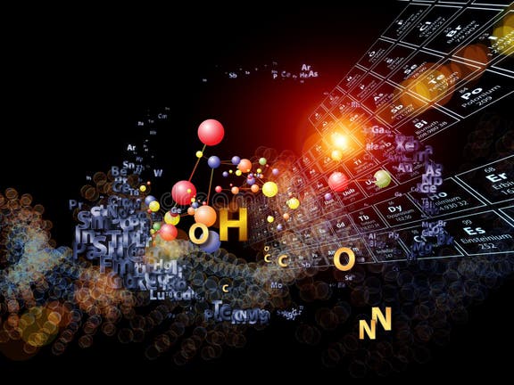 Colorful Chemical Elements stock illustration. Illustration of ...